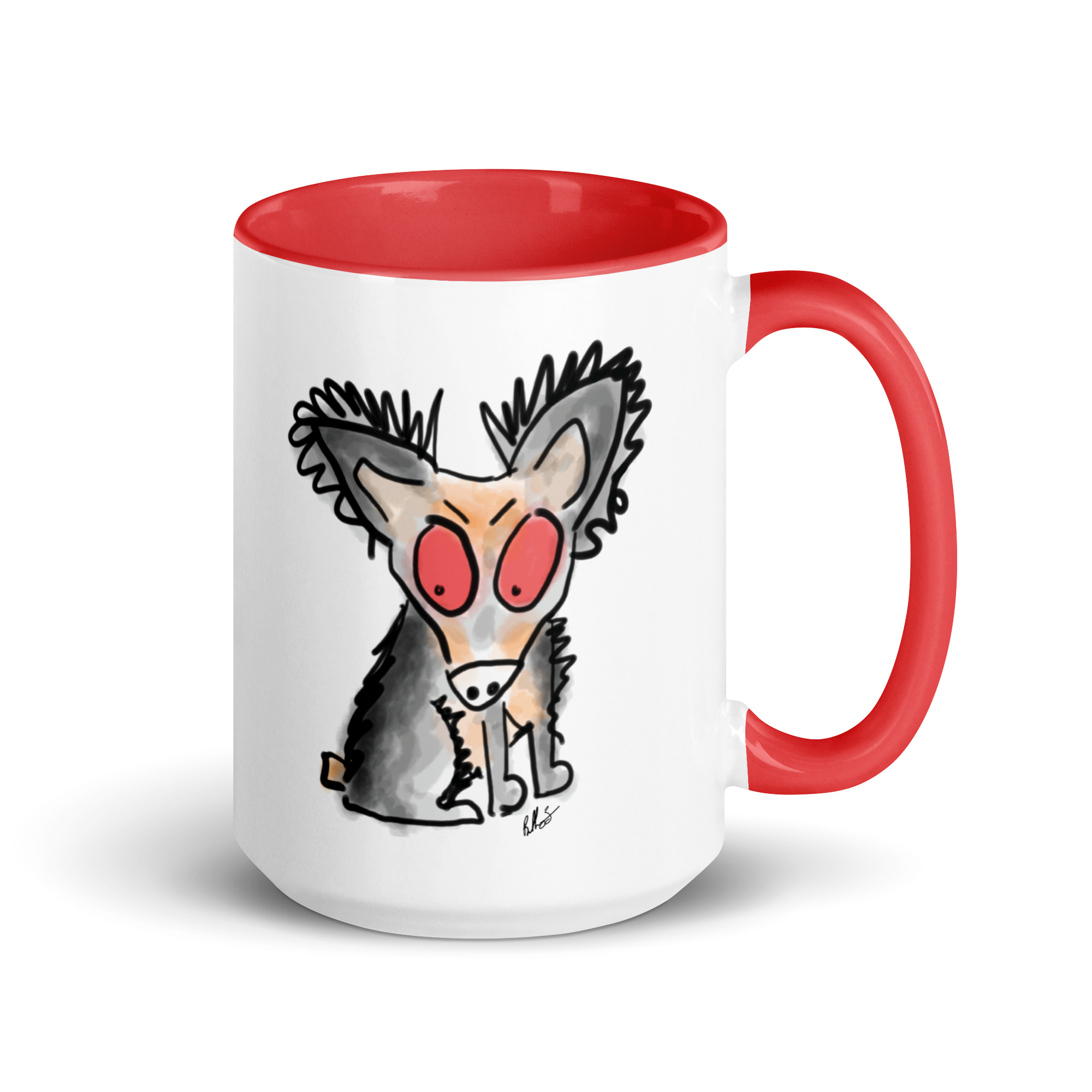 Angry Aussie Colored Mug - Cinderhawk Creative